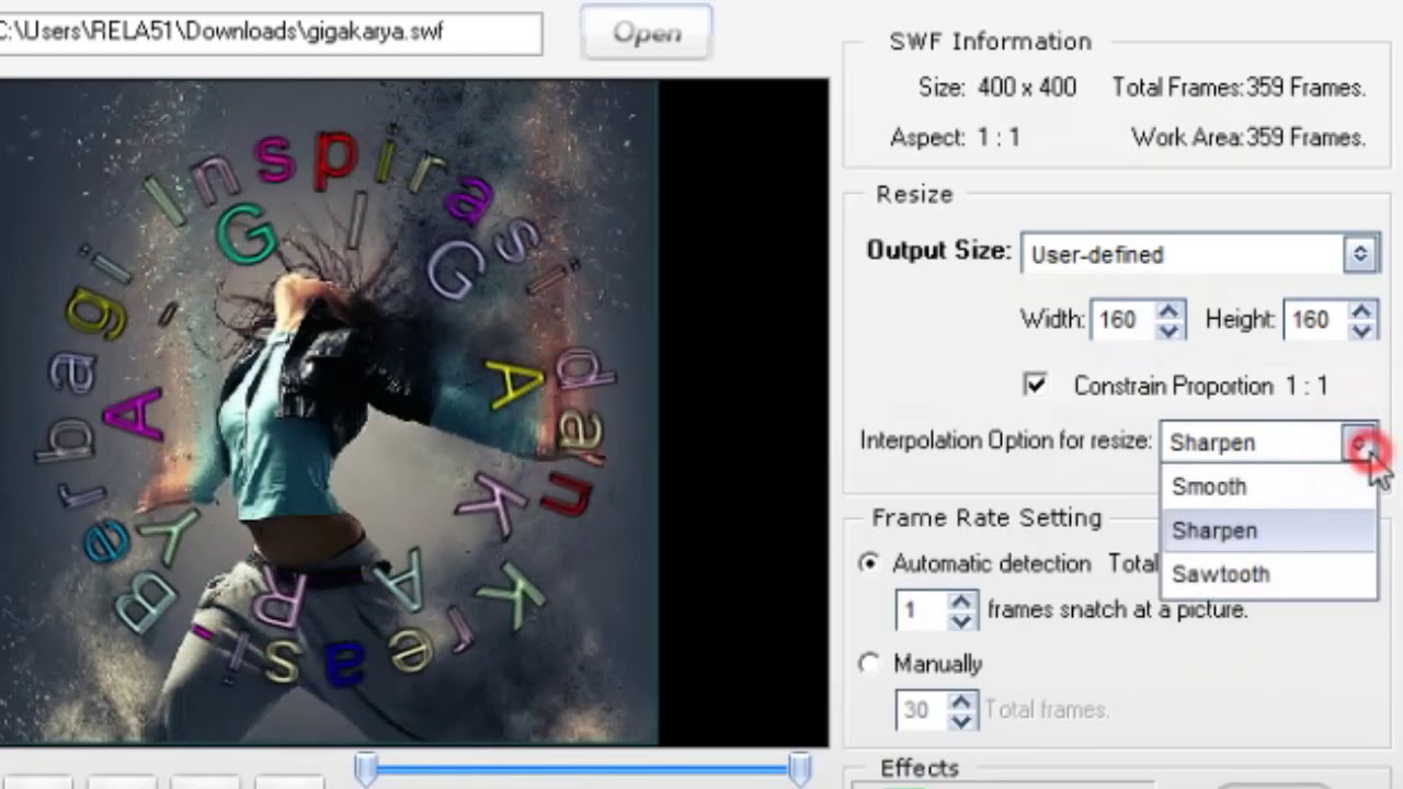 Install Converter SWF to GIF Animation 4.1 Full - YouTube