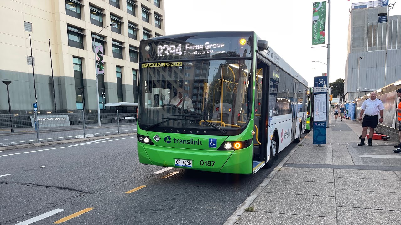 Ferny Grove express replacement bus - YouTube