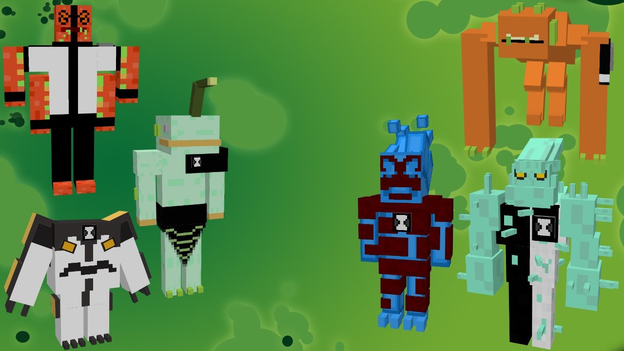Sick Aliens Update | Minecraft Ben 10 Datapack [1.15.2] - YouTube