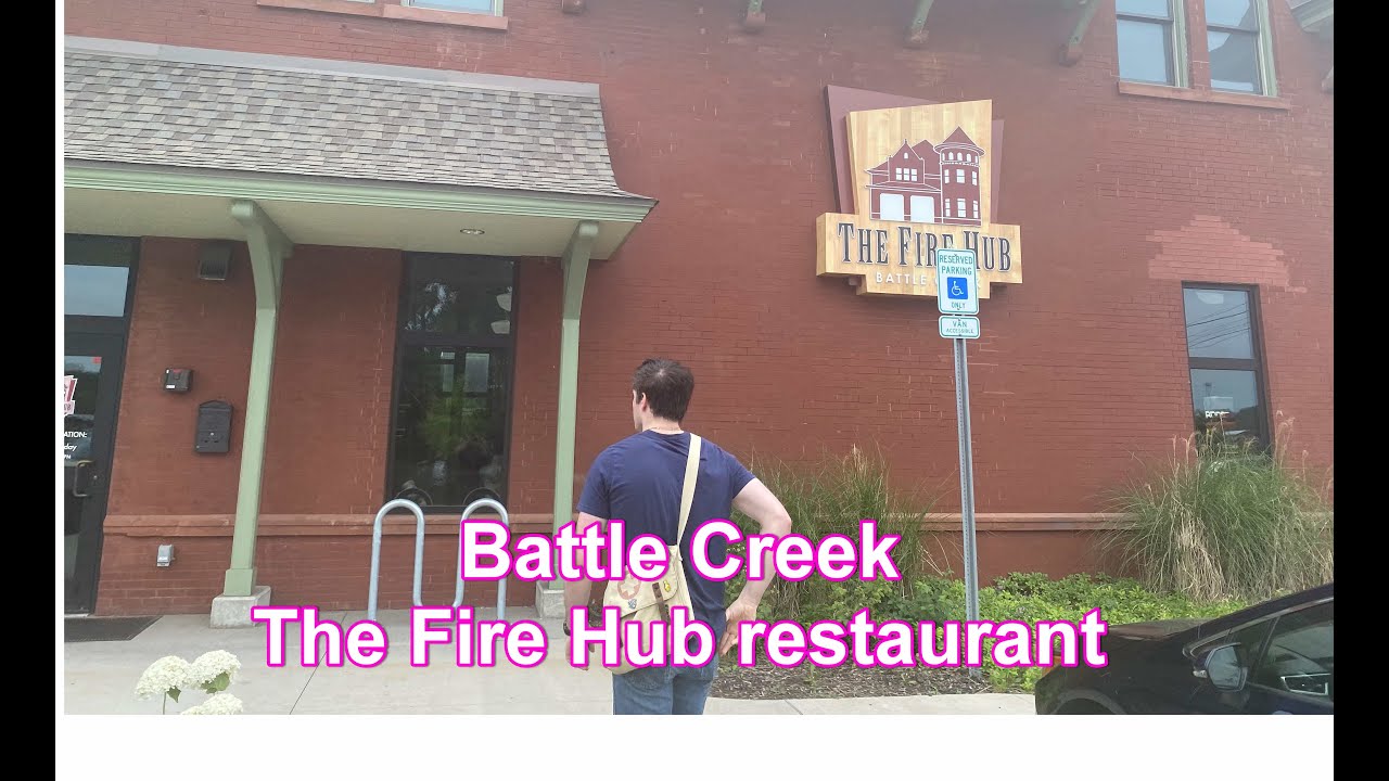 Michigan fire hub restaurant - YouTube