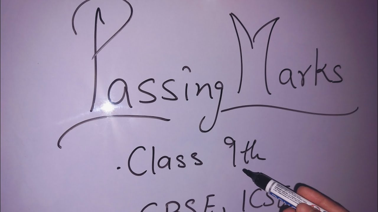 Passing marks for class 9 | cbse board passing marks rule 2024-2025 ...