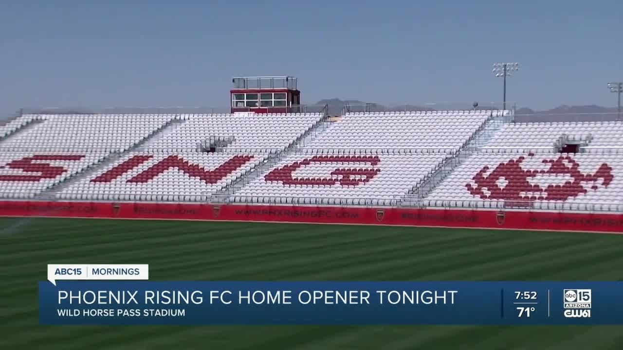 Phoenix Rising FC plays first game at new Wild Horse Pass stadium - YouTube