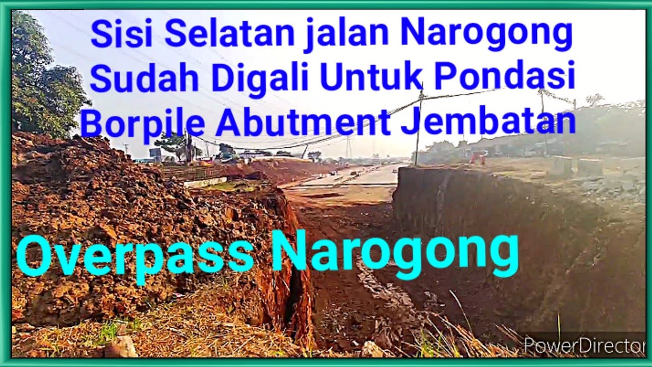 Overpass Narogong Sudah Digali Disisi Selatan Untuk Pondasi Borpile ...