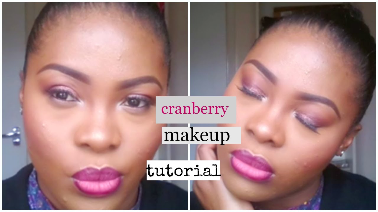 FULL FACE: cranberry makeup tutorial - YouTube