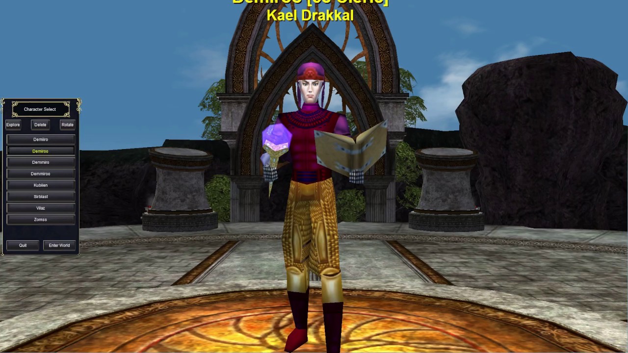 Everquest p99 - Kael - Cleric - YouTube