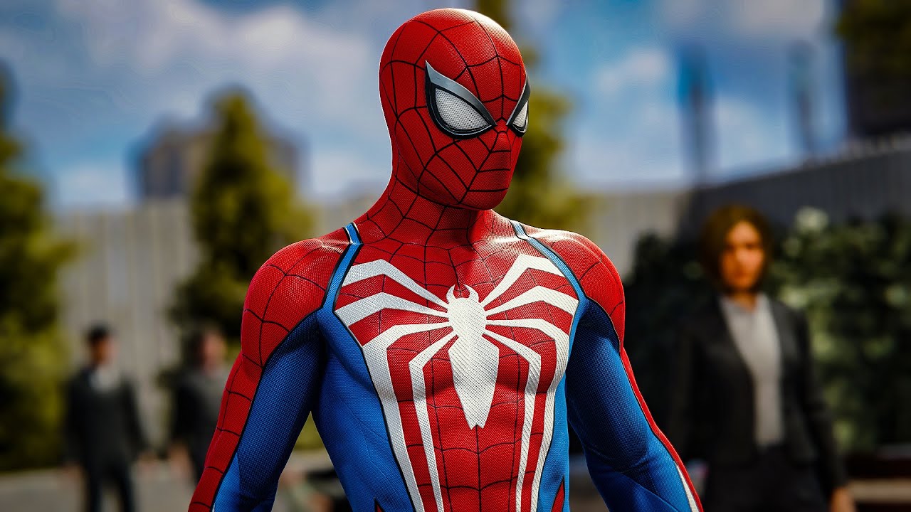 Spider man 2 ps5 suit mod in spider man remastered gameplay | Spider ...