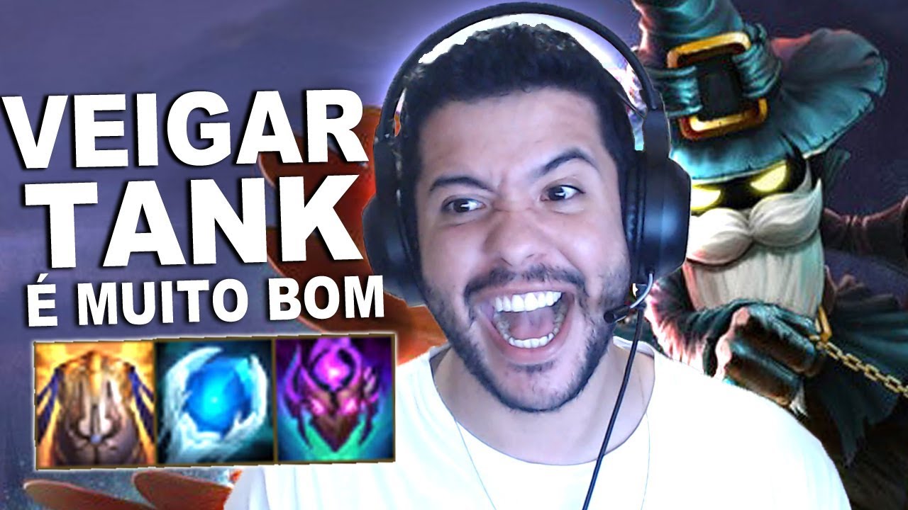 FIZ O VEIGAR TANK DO RAKIN E FUI MUITO CAMPADO | TILTEI O JUNGLE ...