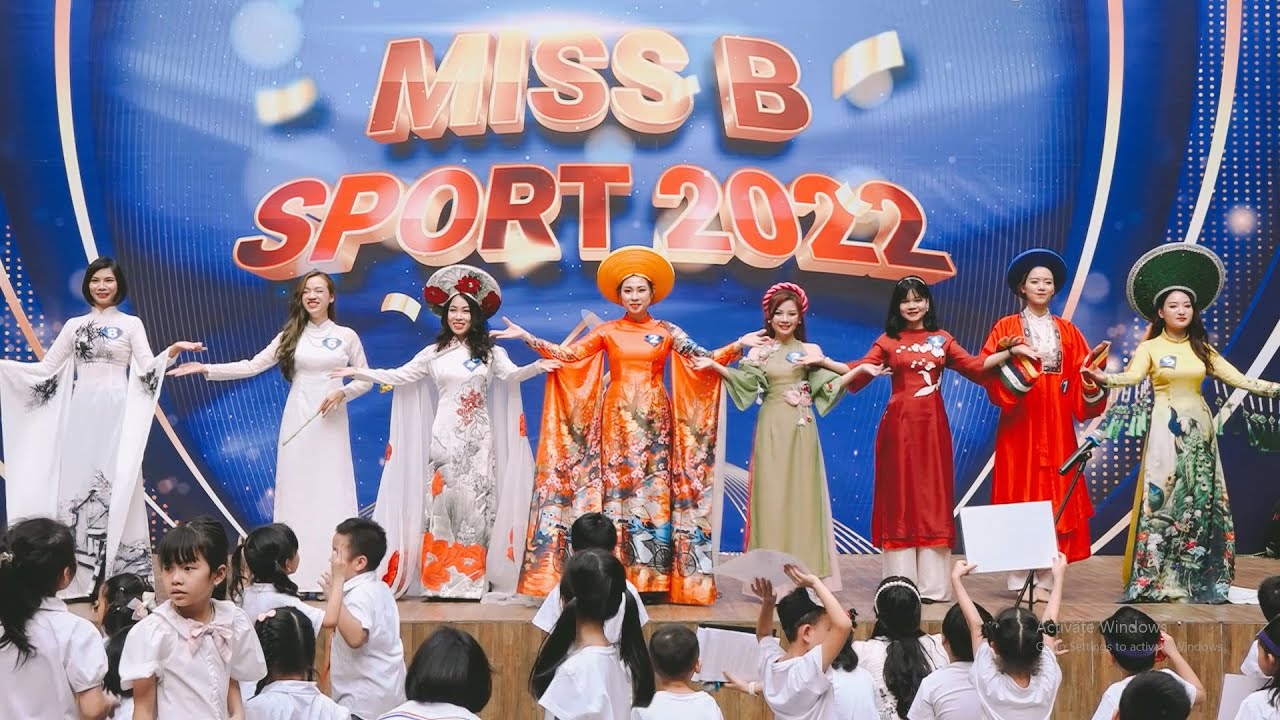 [MISS B-SPORT] Phần thi Trình diễn áo dài | TOP 08 MISS B-SPORT 2022 ...