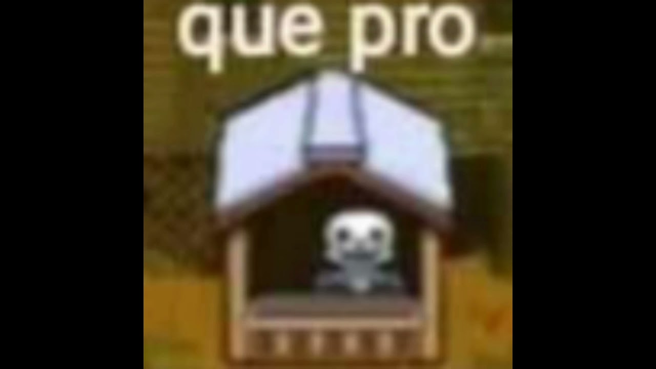 Que pro sans undertale meme - YouTube