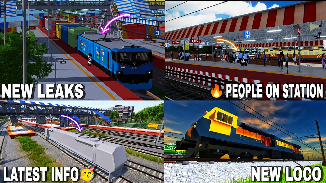 5+ POPULAR TRAIN GAME UPDATE'S NEWS😎🔥 | NEW LEAKS | PEOPLE ON STATION ...