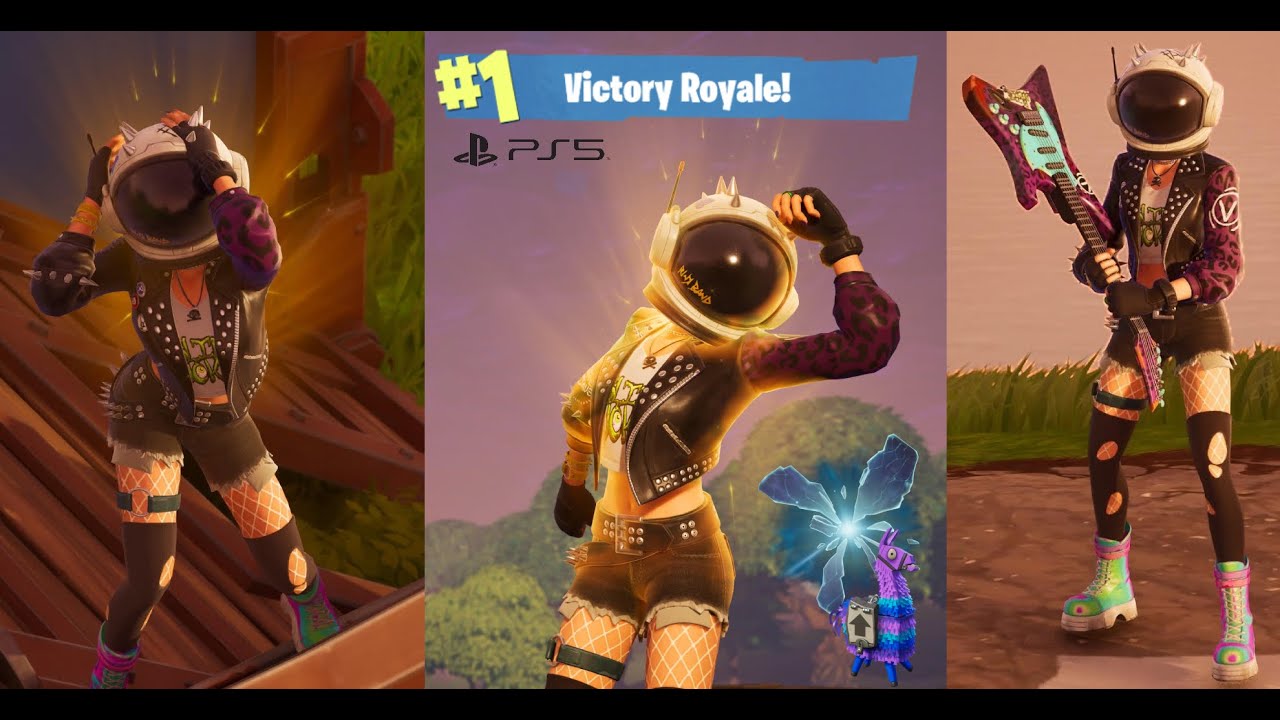 Fortnite Squads Power Punk Helm ON Skin Gameplay OG Season 3 - YouTube
