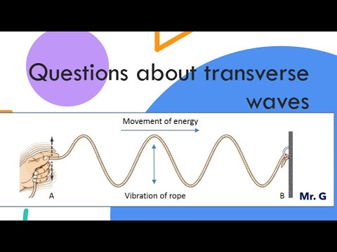 Questions about transverse waves (Grade 10) - YouTube