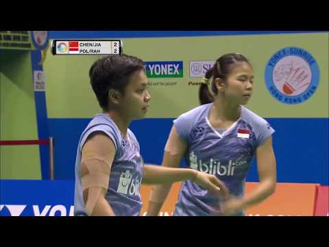 Yonex-Sunrise Hong Kong Open 2017 | Badminton F M4-WD | Chen/Jia vs Pol/Rah