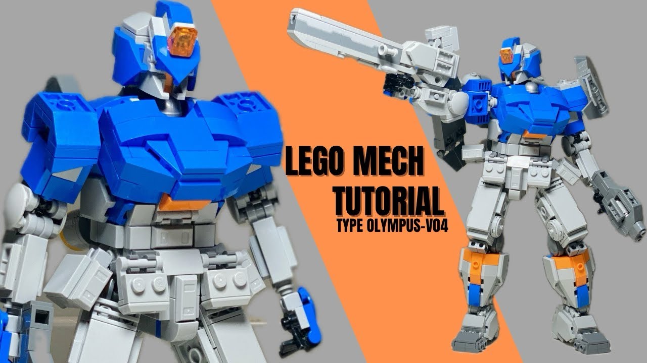 How to Build a MOC LEGO Mech: Type Olympus V04 | Step-by-Step Tutorial ...