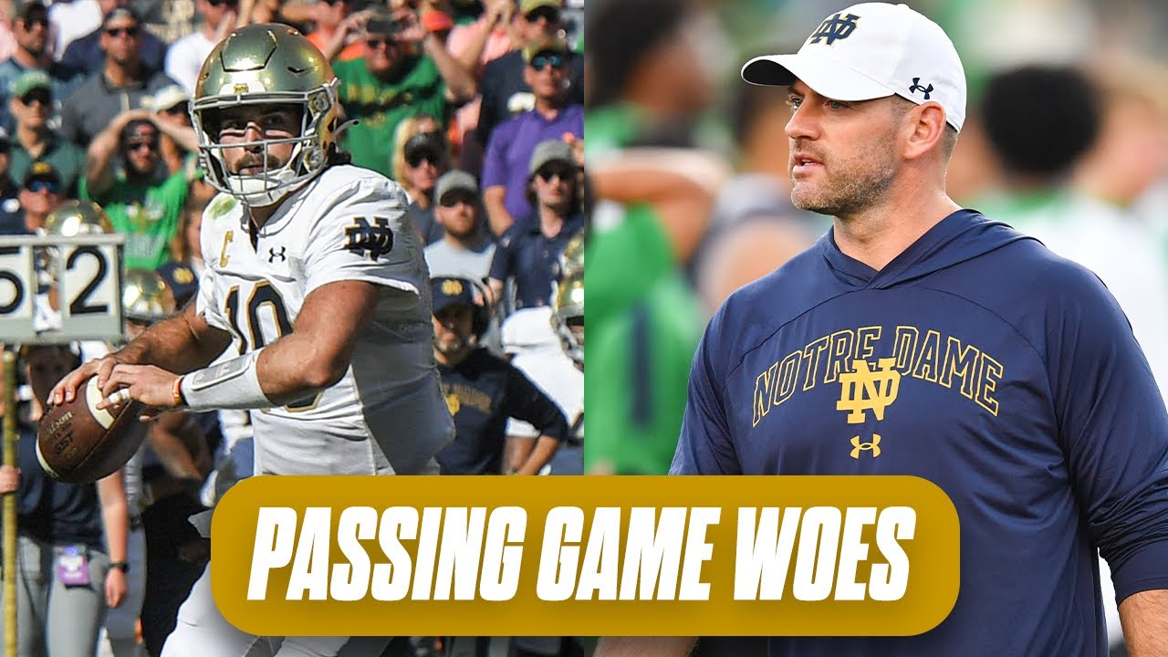 Tim Hyde RANTS about what's wrong with the Notre Dame passing offense after loss to Clemson 😳 ...