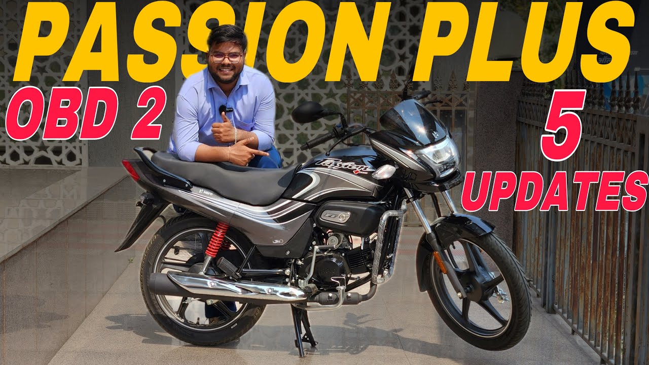 2025 New Hero Passion Plus Model Detailed Review - YouTube