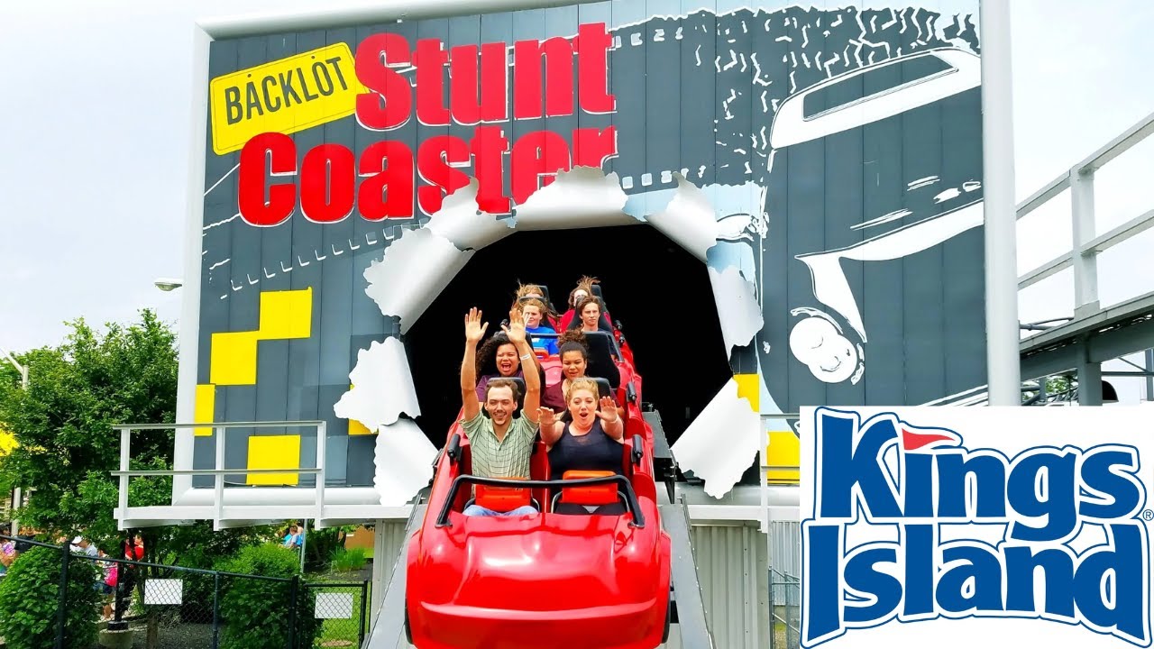 Queen City Stunt Coaster at Kings Island Review Fun Family Launch ...