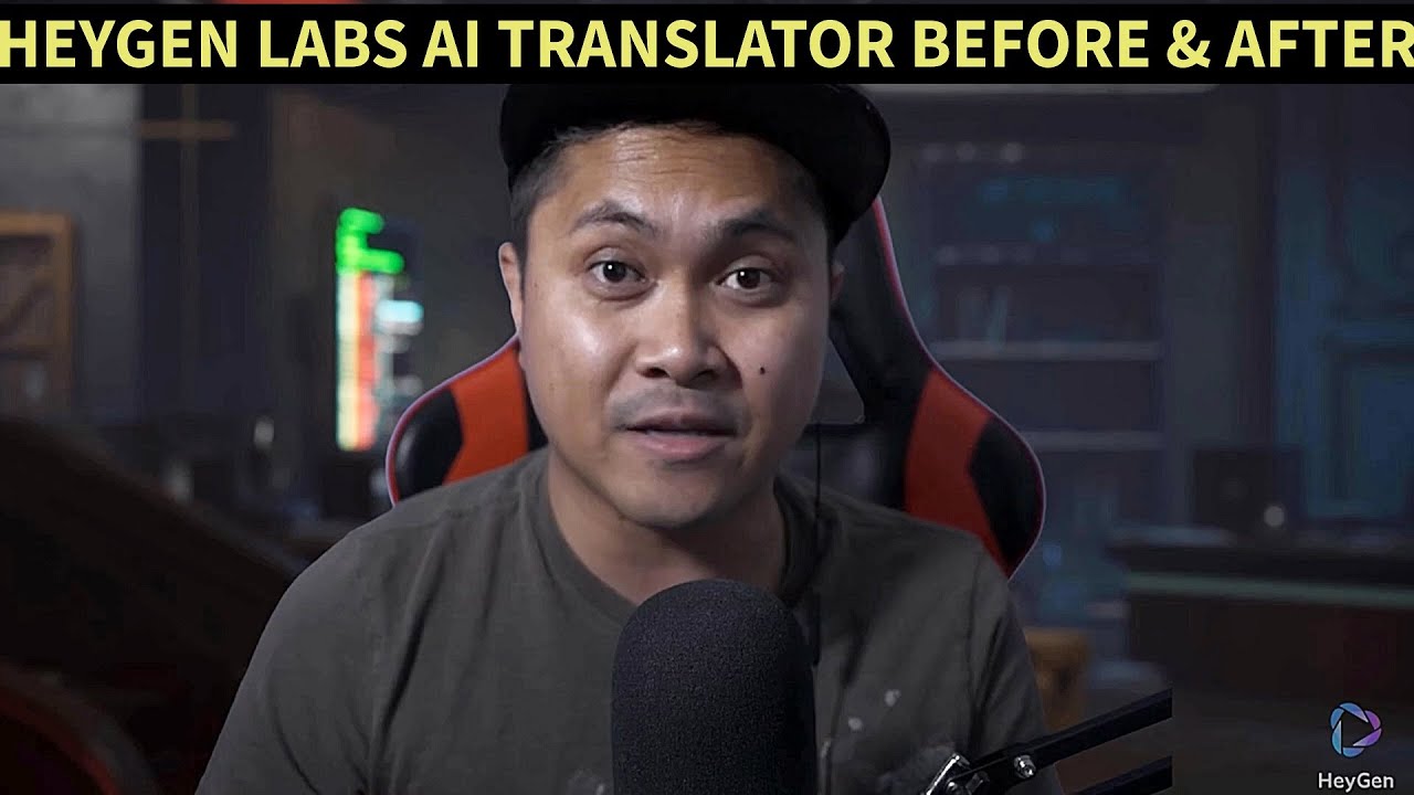 Heygen Labs AI Translator Before and After - YouTube