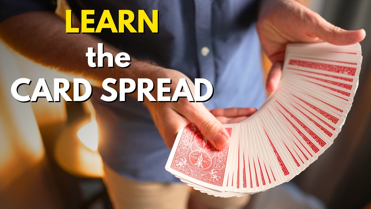 How to Spread Cards Smoothly like a Magician (Beginner Tutorial) - YouTube