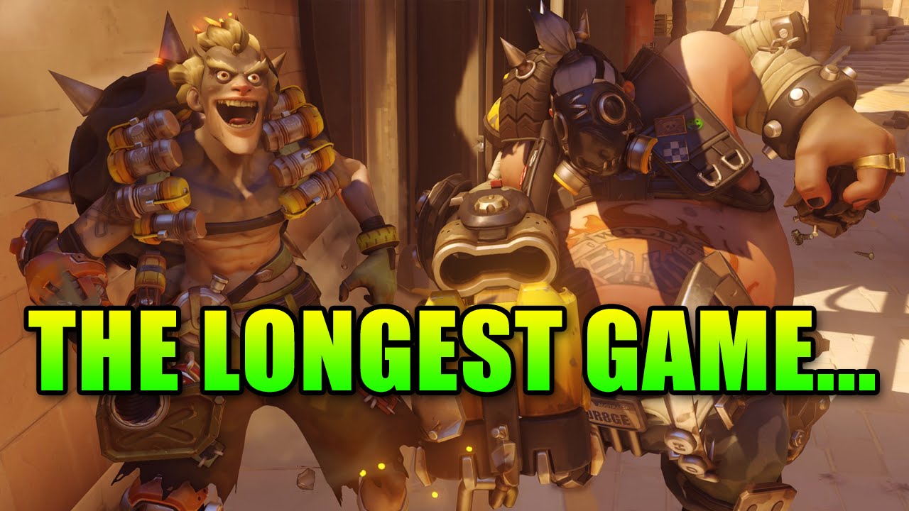 Overwatch Longest Game Ever! Epic Slug Fest | Overwatch Competitive ...