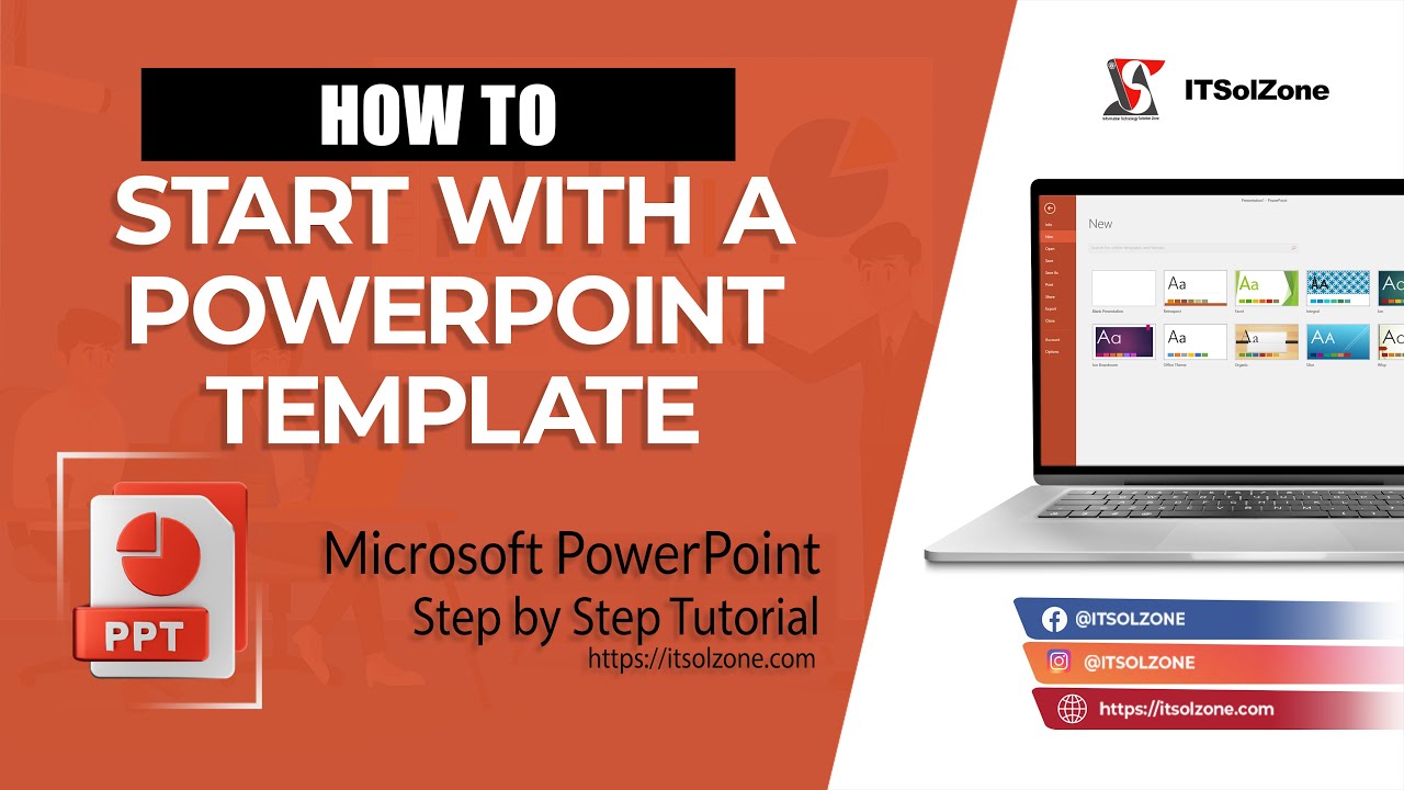 Start with a template Step-by-Step | Tutorial | ITSolZone - YouTube