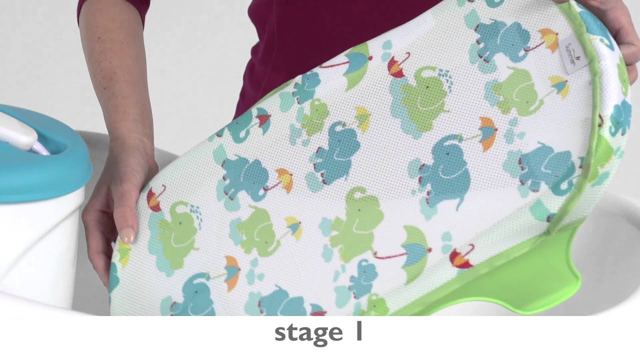 Summer Infant Newborn to Toddler Bath Center & Shower - YouTube