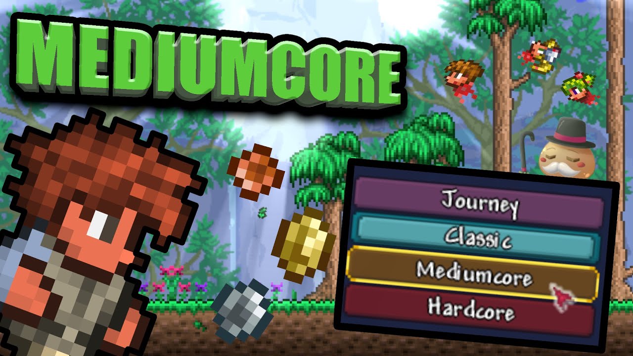 is Mediumcore Mode Fun in Terraria - YouTube
