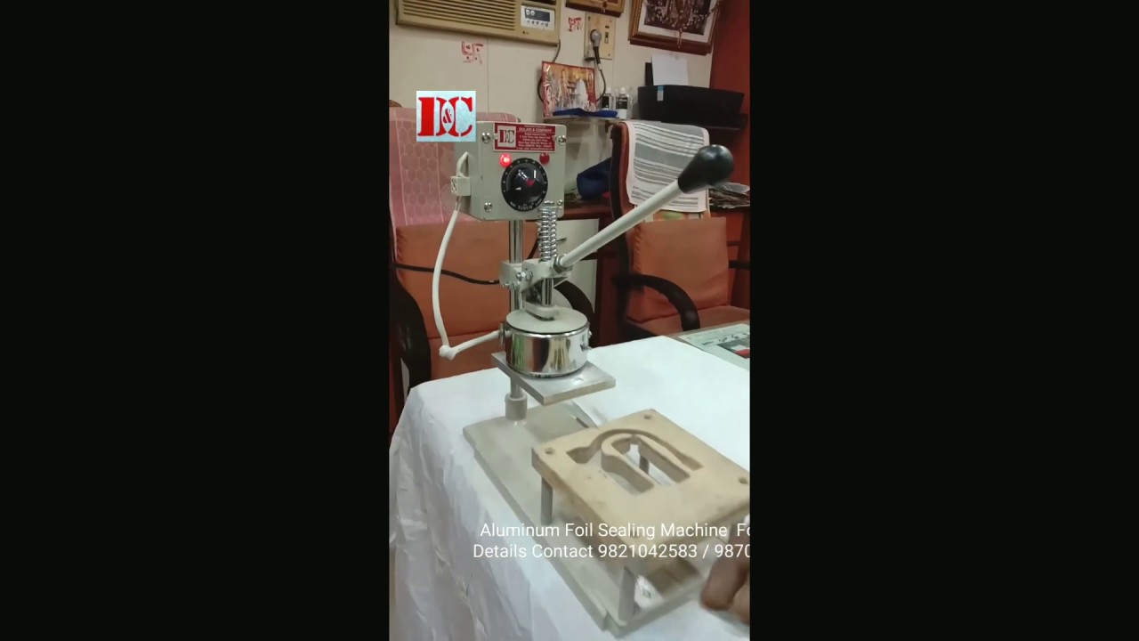 ALUMINIUM FOIL SEALING MACHINE | LAMINATED CARD SEALING MACHINE | LASSI ...