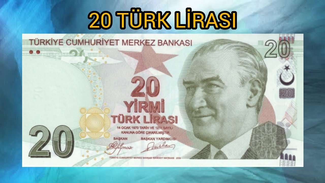 TÜRKİYE 20 LİRA BANKNOT İNCELEME 🇹🇷 - YouTube