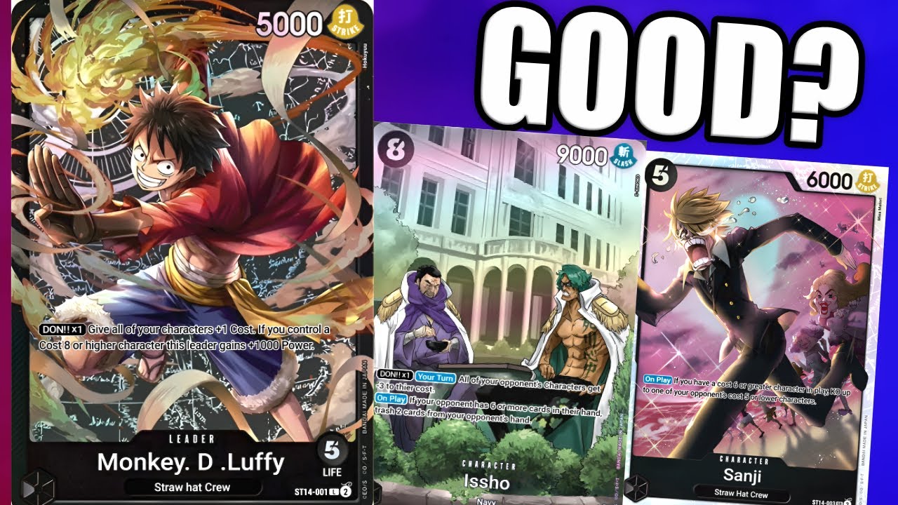 Is the NEW ST14 Luffy Leader GOOD? - One Piece TCG Deck Profile - YouTube