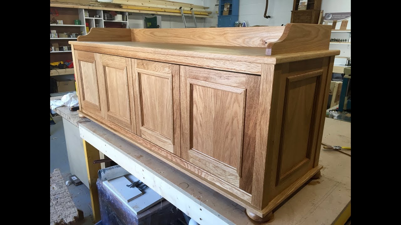 Making a Scottish Oak Settle (with drawers) - YouTube