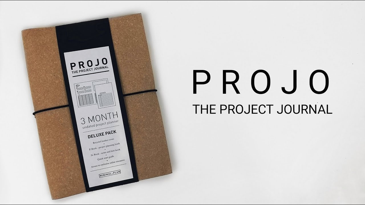 The Project Journal | Great Project Planning Tool by minimal.plan | The ...