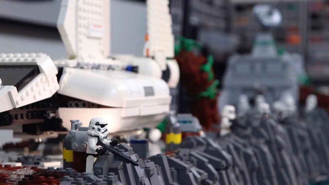 LEGO Star Wars Imperial Outpost on Devaron MOC Cinematic - YouTube