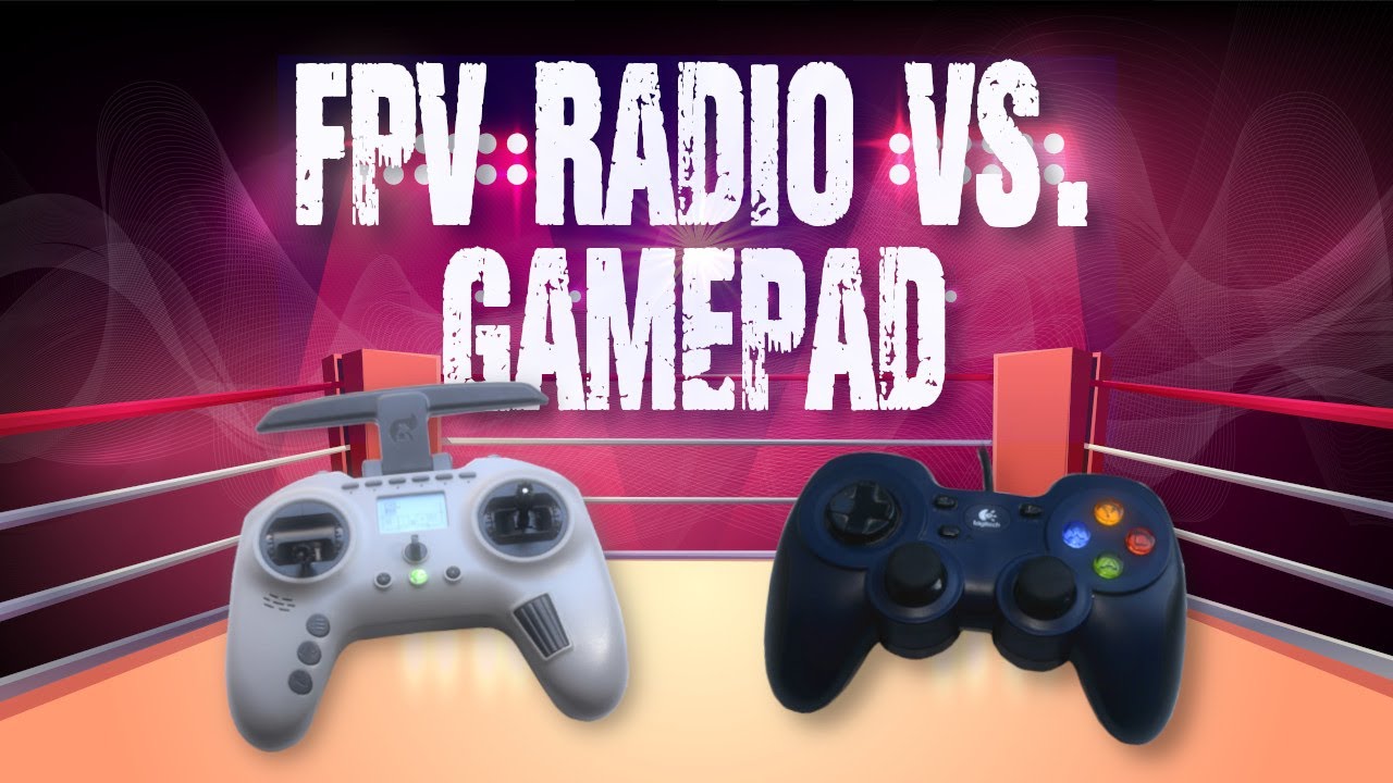 FPV RADIO vs. GAME CONTROLLER for FPV Drone Sims - YouTube