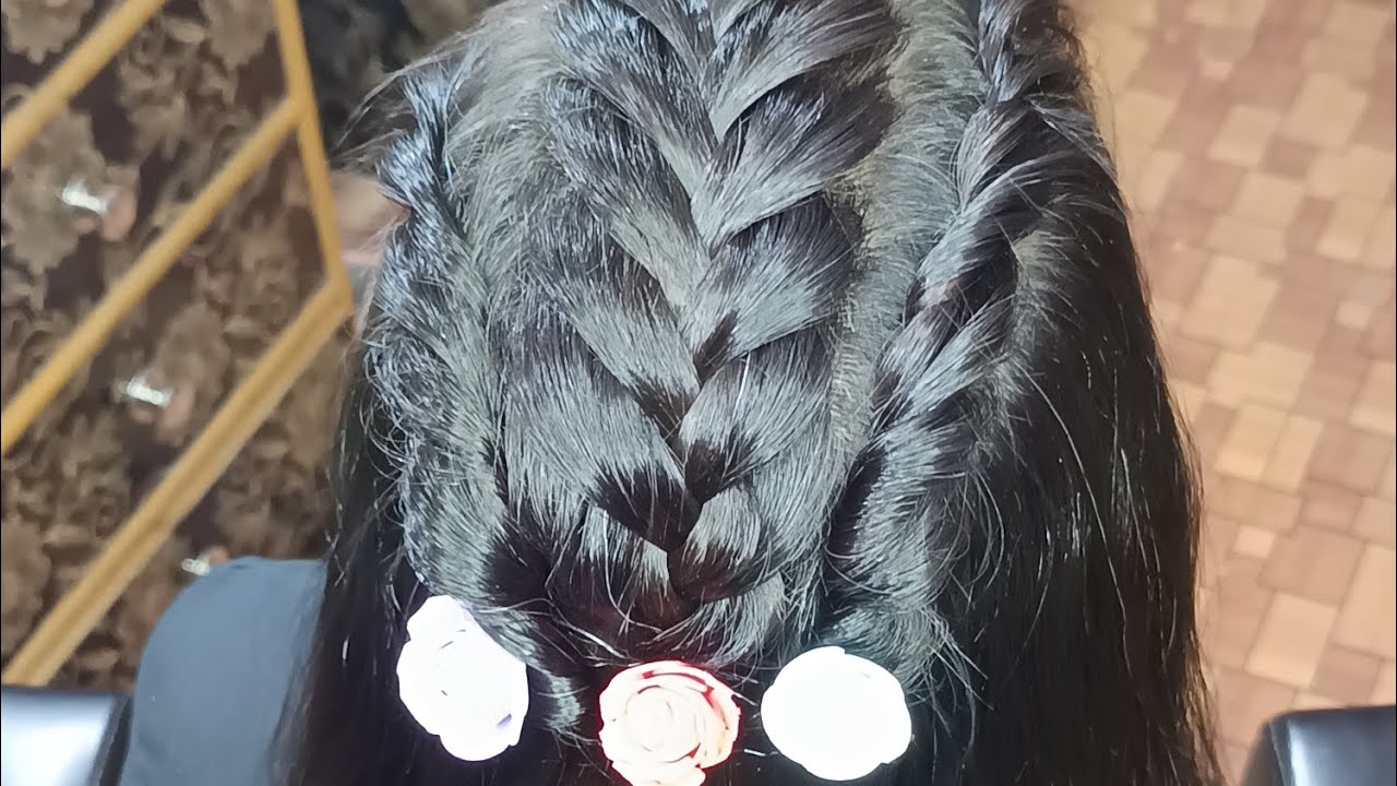 Stylist Choti Design || Fancy Hair Style || Party Wear Choti - YouTube