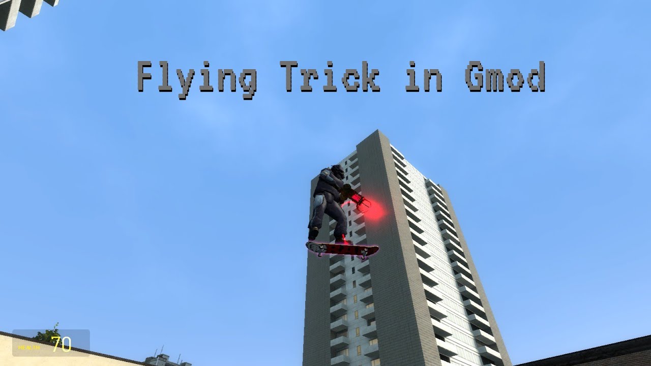 Flying Trick in Gmod - YouTube