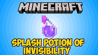 Minecraft: How to Make Splash Potion of Invisibility | ... | Doovi