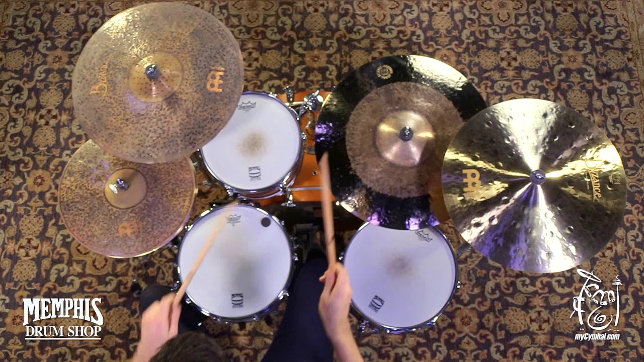 Meinl 22" Byzance Prototype Dual Ride Cymbal - played by Siros Vaziri ...