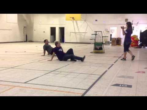 Following Directions in an elementary PE gym class - YouTube