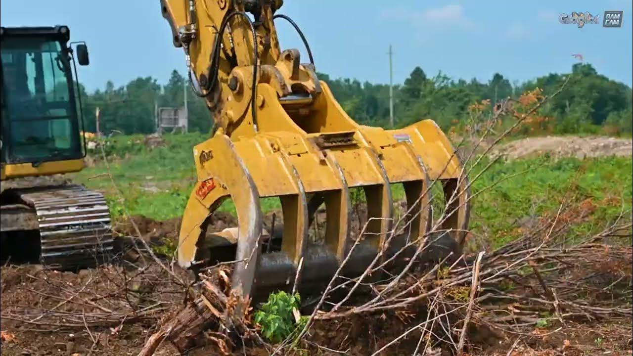 AMI Attachments® Graptor® Rake Powered by RAMCAM™ - YouTube