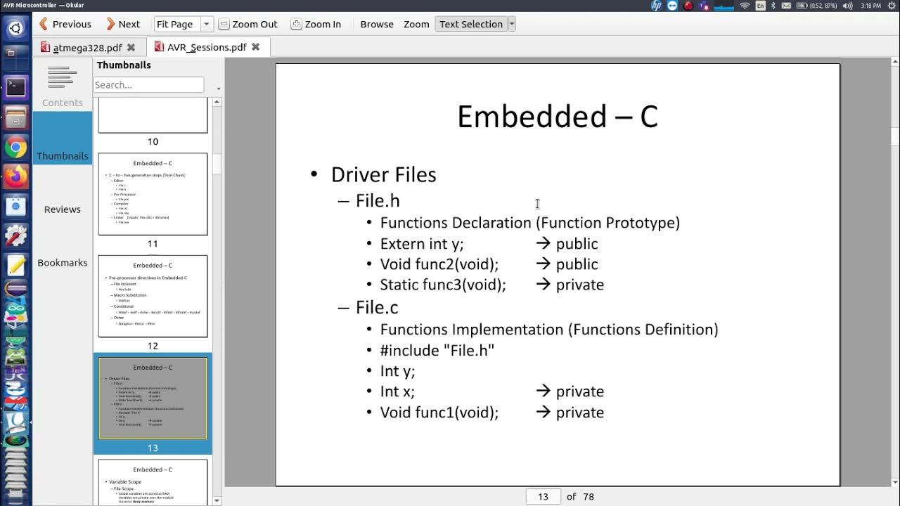Microprocessors Tutorials 16 - MCU Tutorials 06 - Embedded-C basics - YouTube