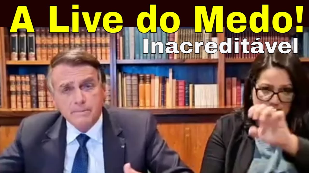 LIVE RADICAL E SEM PUDOR! ESTRATÉGIA É IMPLEMENTAR O MEDO! FAZ SENTIDO ...