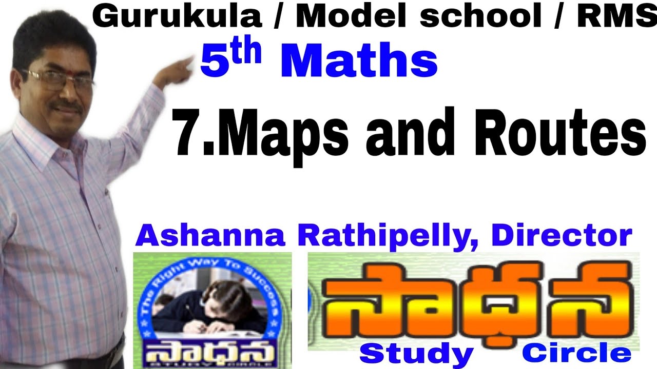 Maps and Routes | 5th class | Chapter7 | Maths | SCERT | NCERT | TS ...