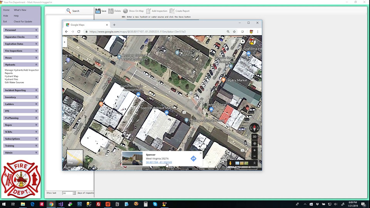 Hydrants on a map - YouTube