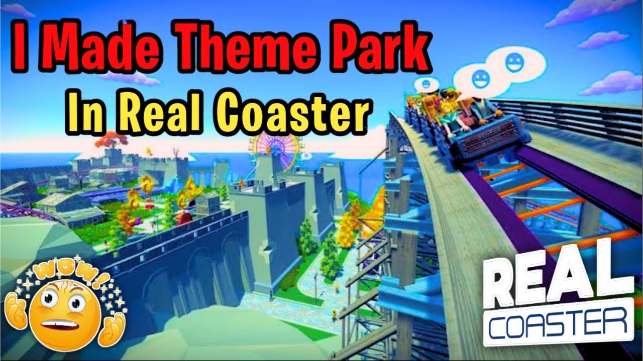 I Made Theme Park 🏞️ In Real Coaster || Real Coaster - YouTube