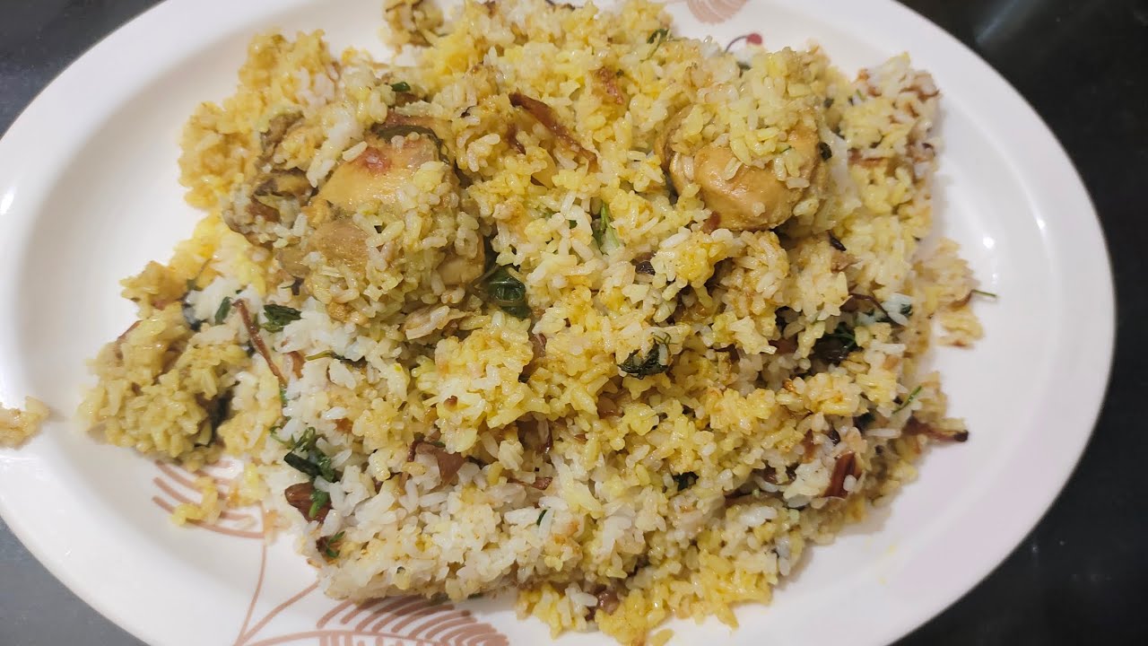 Yummy Homemade Chicken Biryani with KRT rice in kerela style|| No ...