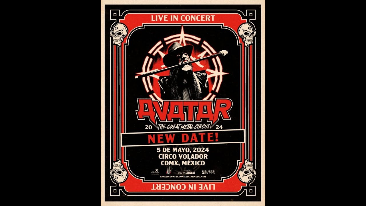 Avatar Colossus Live in Mexico City, Circo Volador (5/5/24) - YouTube