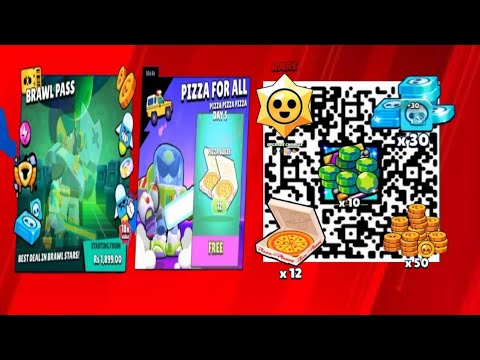 NEW UPDATE PIZZA SLICES ♥️ FREE QR CODE BRAWL STARS 🤩 NEW UPDATE PIZZA ...