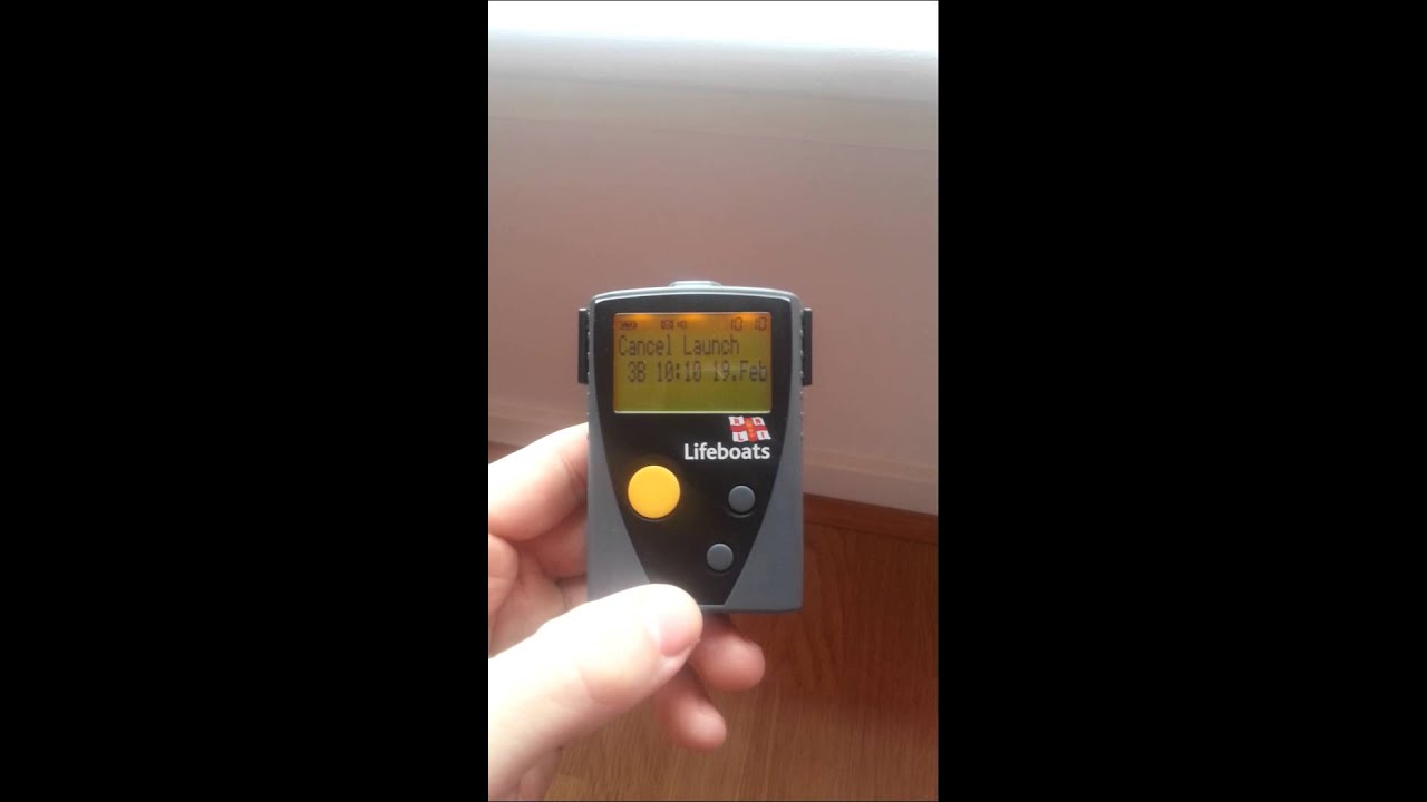 Rnli Lifeboat pager - YouTube