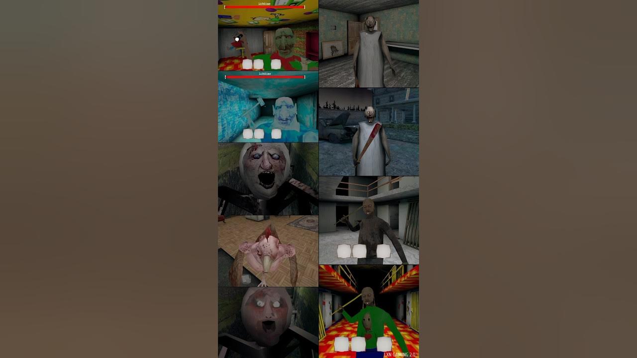 Granny Vs Granny 3 Vs Twins Grandpa Vs Buck Vs Bob Vs Angelene Spider Vs Mr.c - YouTube